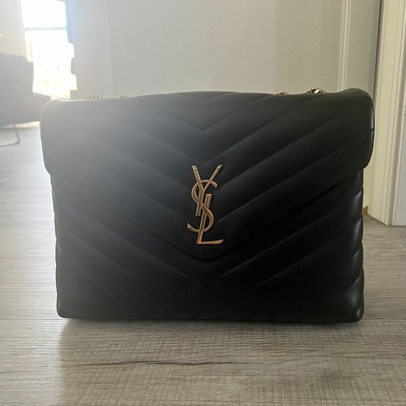 Yves Saint Laurent | Bags | Ysl Loulou Medium In Black Leather | Poshmark